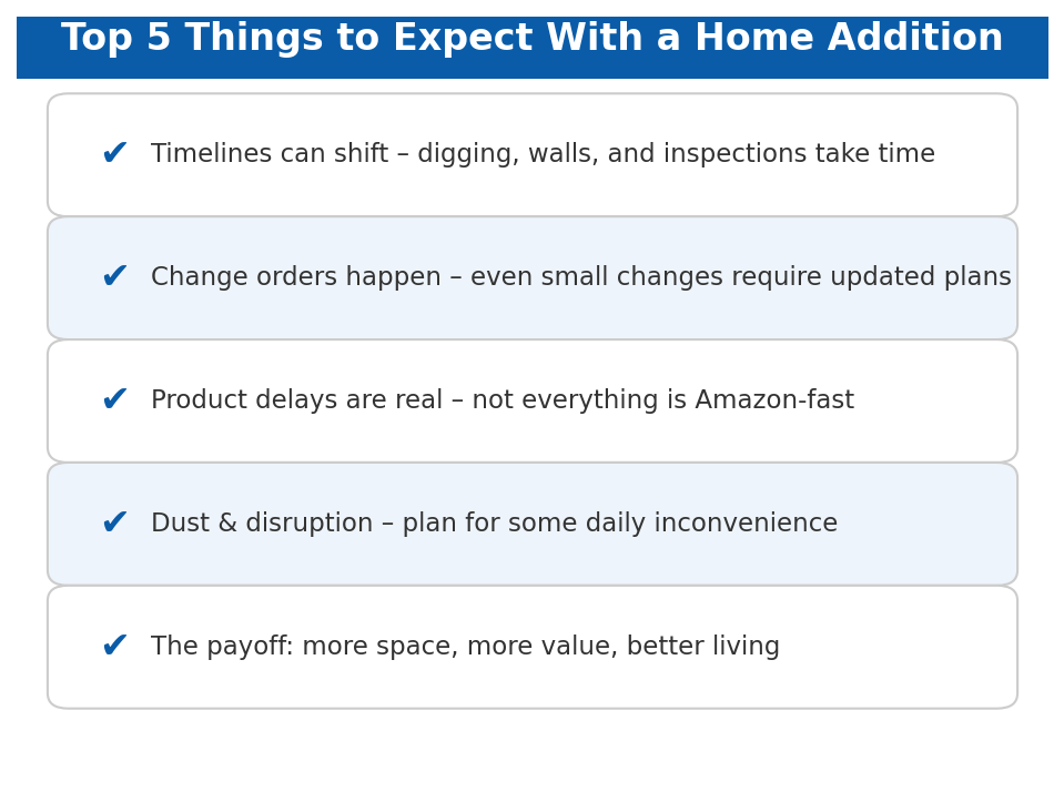 What to Expect When Starting a Home Addition in Florida